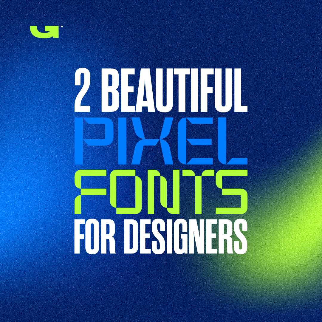 2 Beautiful PIXEL Fonts for Designers – Haider Designs